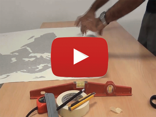 Vinyl World Map With Legends - guipp-decor.com