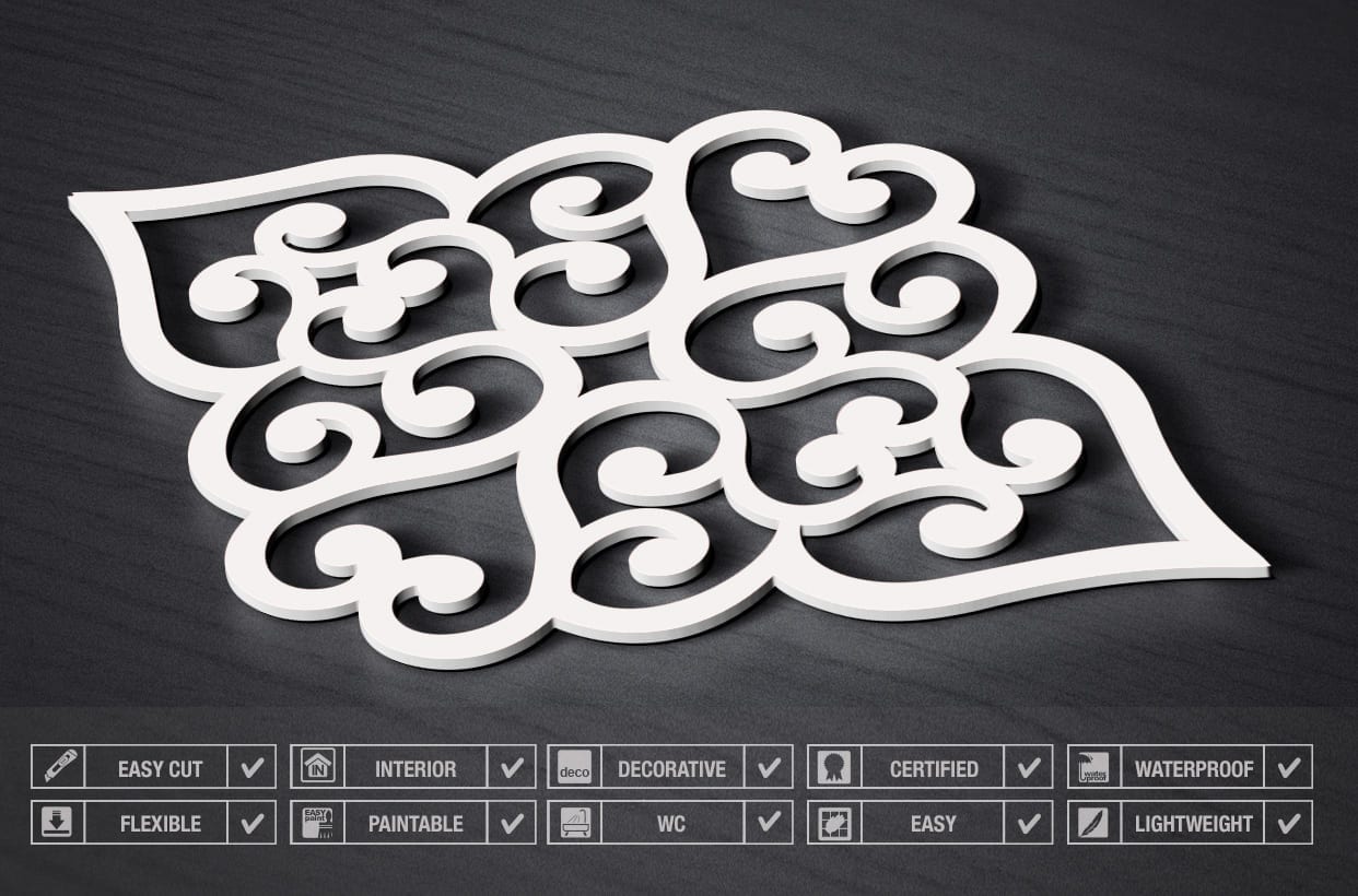 Filigree Heart 3D Wall Panels - guipp-decor.com