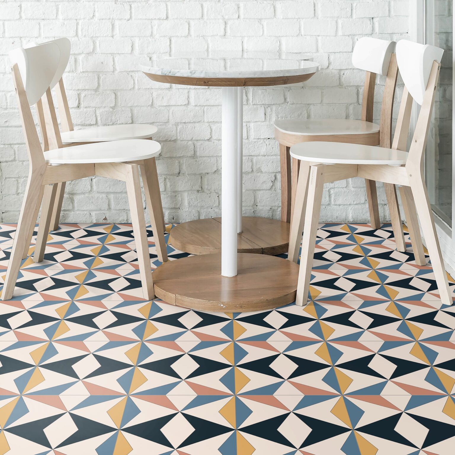 Sheffield Pattern Tile Stickers (Pack of 10)