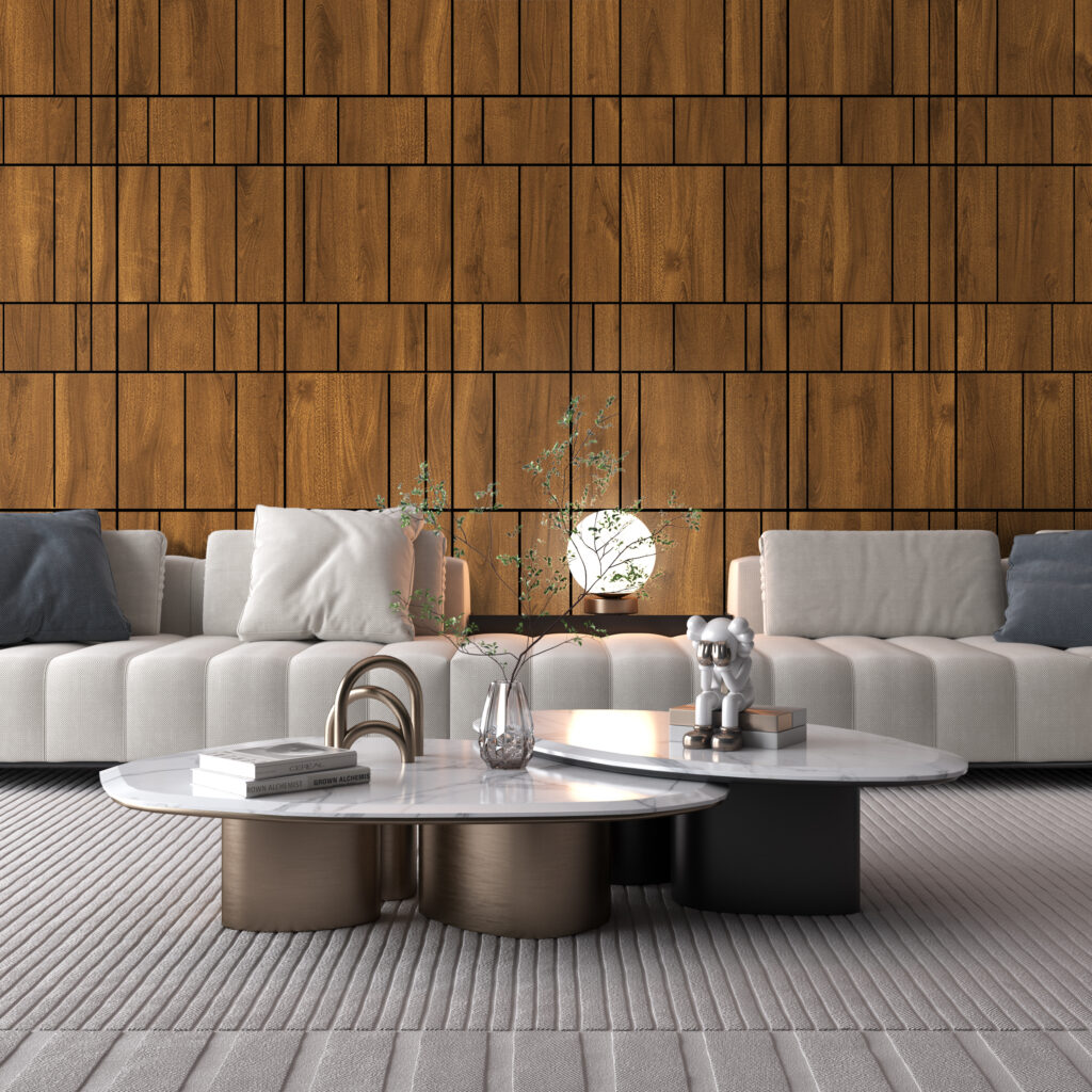 Dark Wood Modular Panels